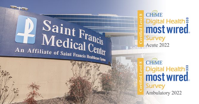 Saint Francis Receives Achievement Through the 2022 Digital Health Most ...